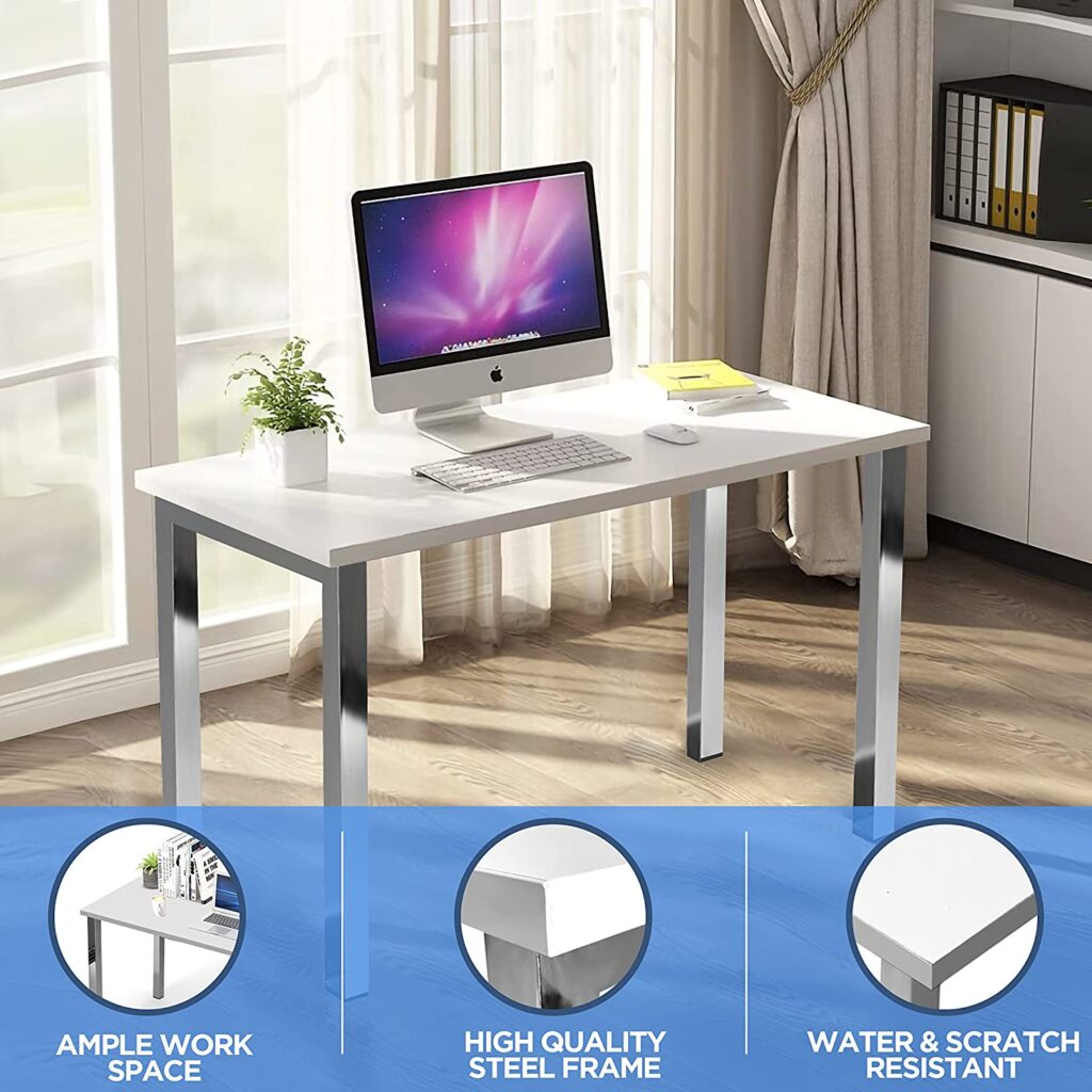 TABLEWALA 3 by 2 Office Table [White] - TABLEWALA™