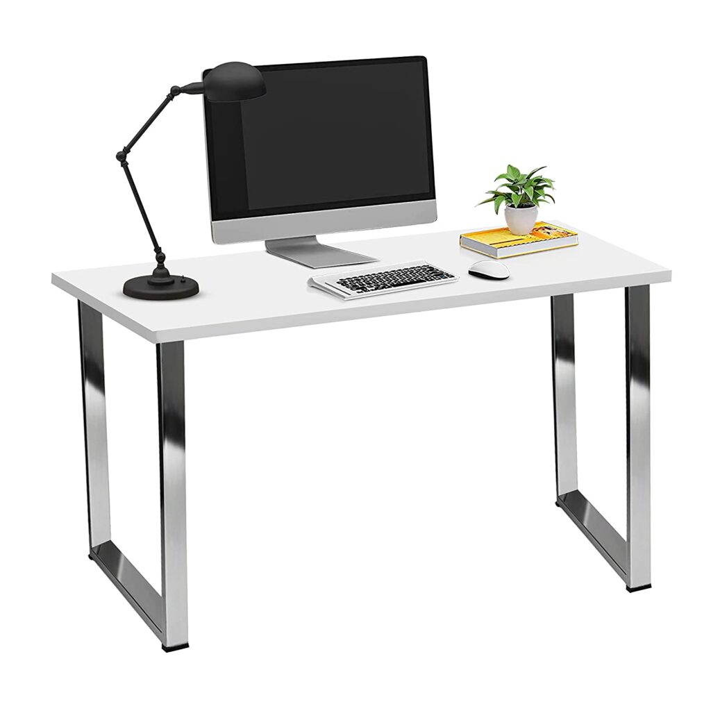 Tablewala Office Table Computer Desk 4ft Sturdy Modern Office Desk PC ...