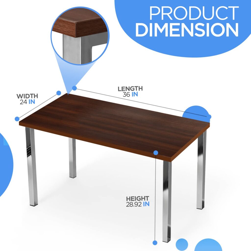 TABLEWALA 3 by 2 Office Table [Brown] - TABLEWALA™