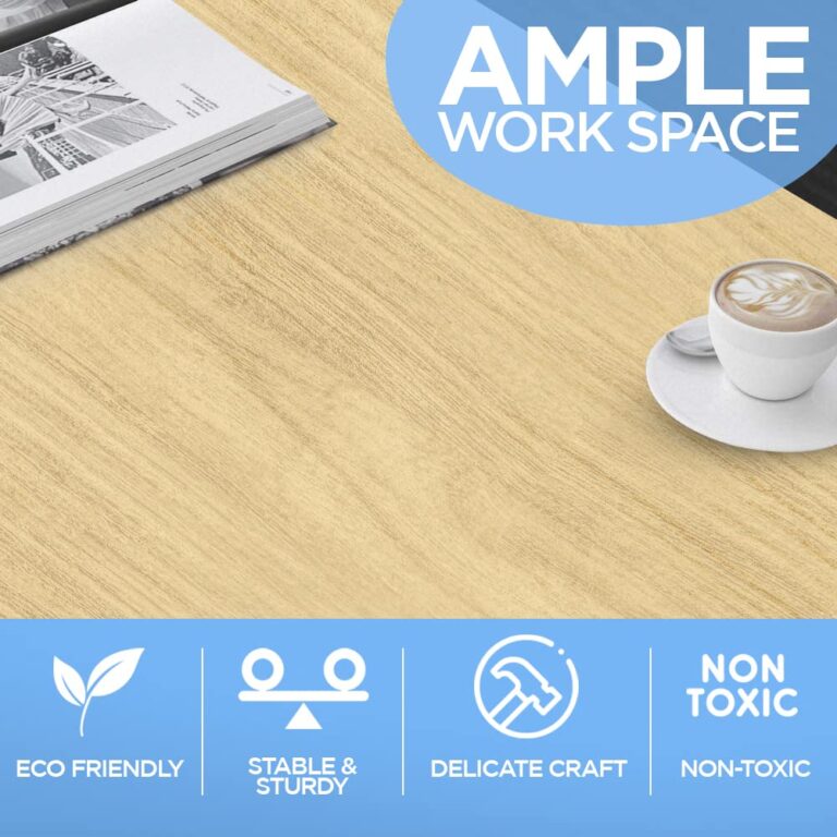 TABLEWALA 4 by 2 Feet Beige Office Table - Free Delivery